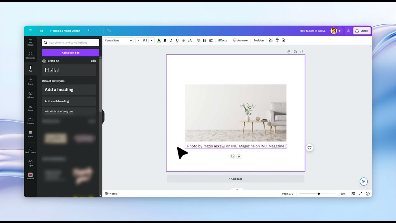 How to Add Citations in Canva - Complete Tutorial 2026