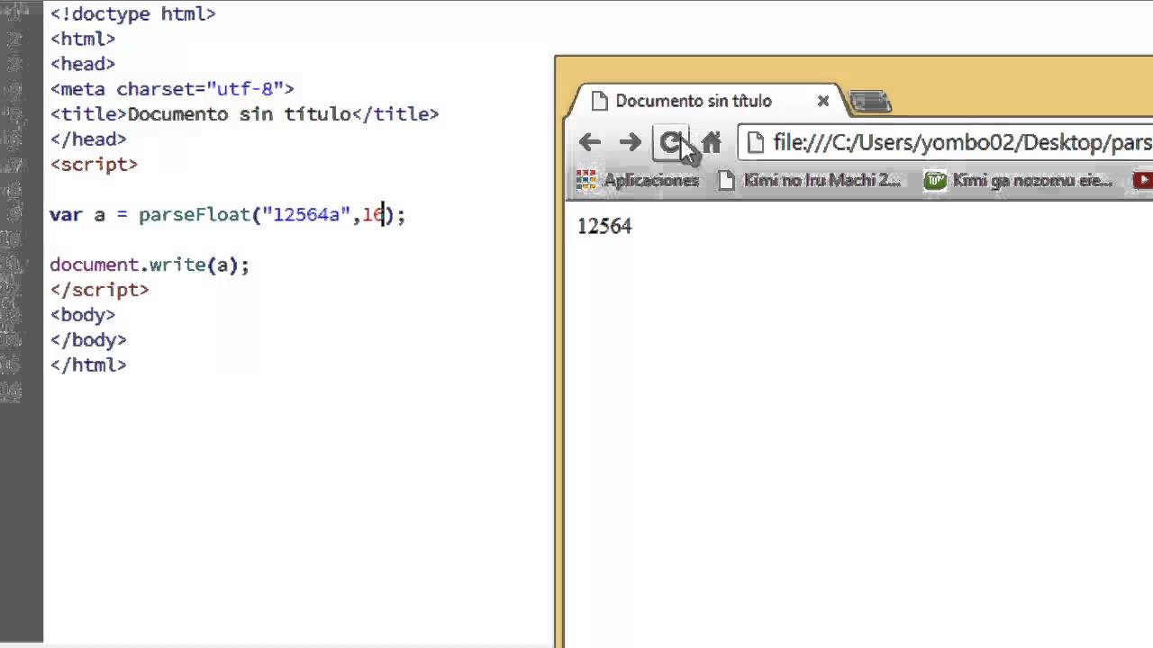 Javascript tutorial 32. ParseFloat function