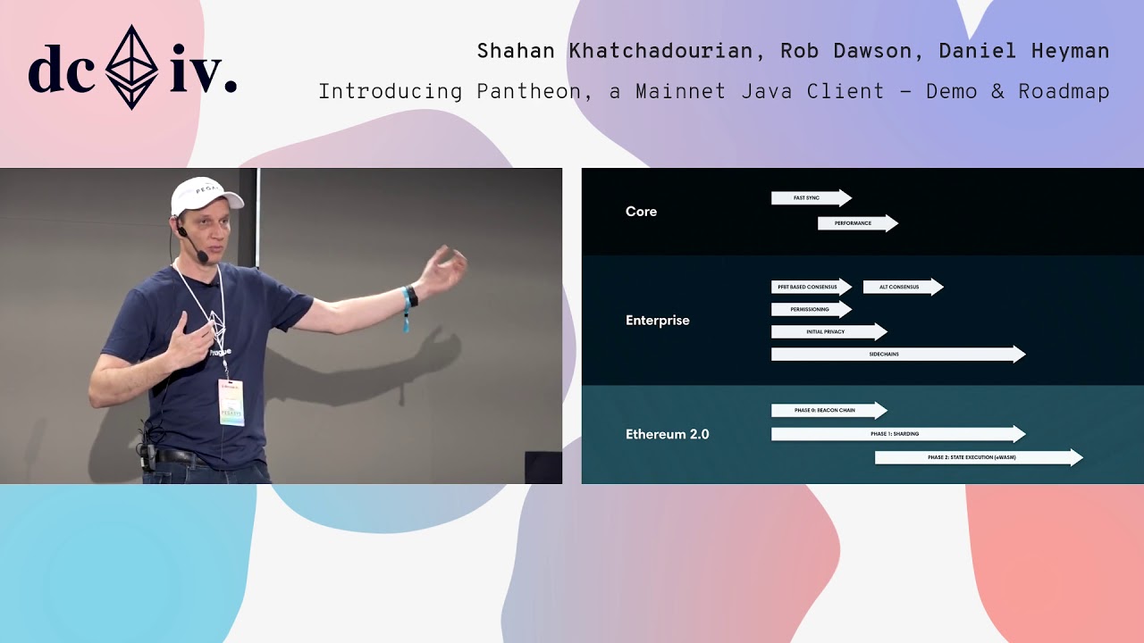 Introducing Pantheon, a Mainnet Java Client - Demo & Roadmap · Devcon Archive: Ethereum ...