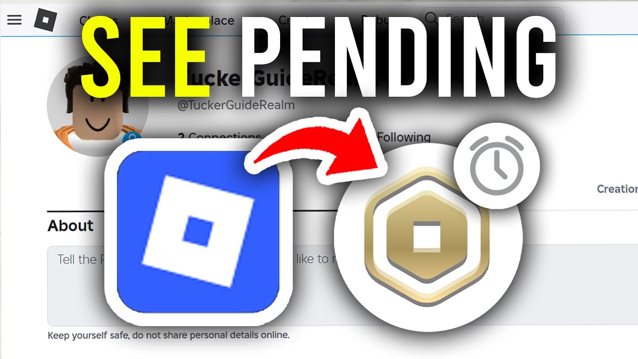 How To See Pending Robux - Step By Step