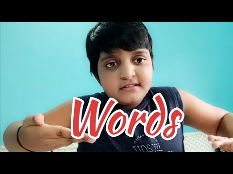 Poem- Words | By Nancy Lynch | With Gesture And Posture #Ayaan_Vlog