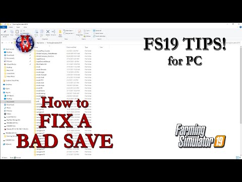 Steam Community :: Video :: How to FIX A BAD SAVE - Farming Simulator ...
