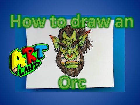 How To Draw An Orc Step by Step – I'm Youtuber – Follow my videos to ...