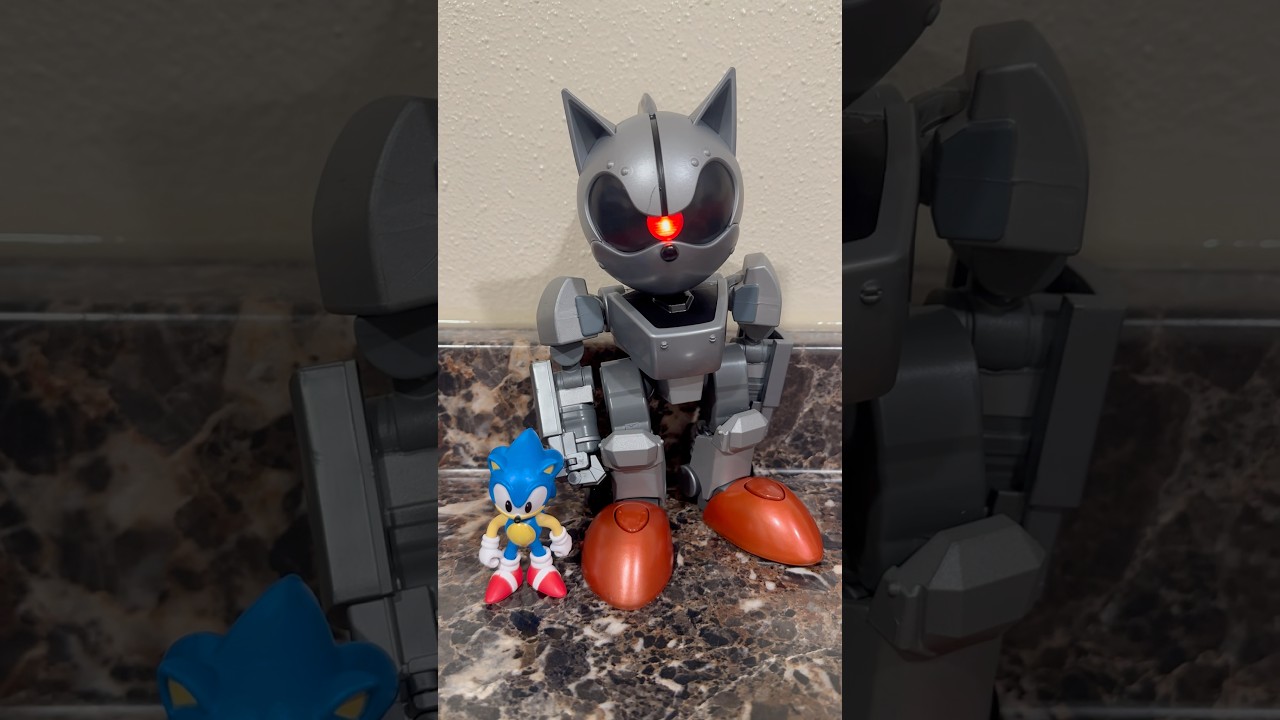 Jakks Pacific 2.5” Giant Mecha Sonic 2-Pack Figure Review #sonicthehedgehog