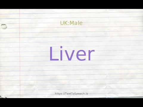 How to pronounce liver
