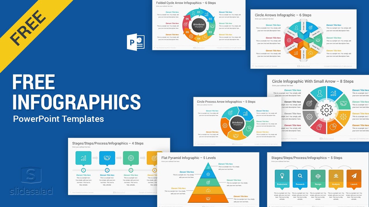 Free Download Infographics PowerPoint Template PPT Slides - SlideSalad.com