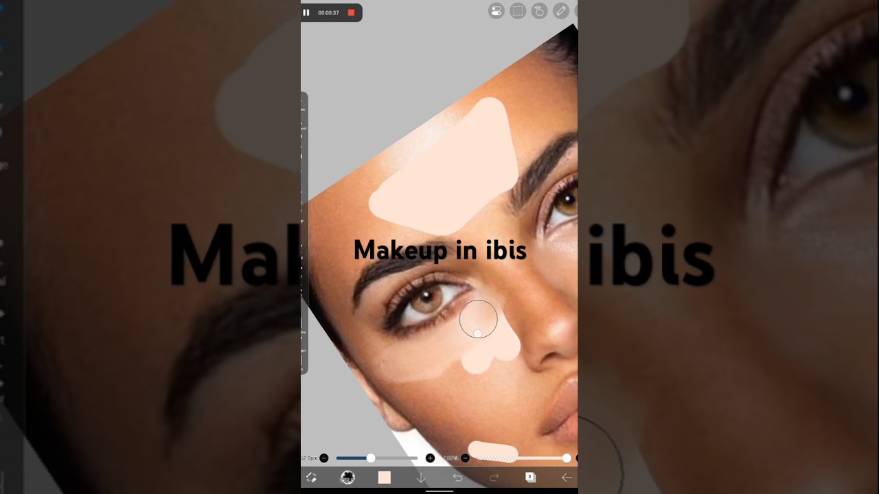 Makeup process on ibis paint x#ibispaintx #ibispaint #ibispaintxediting