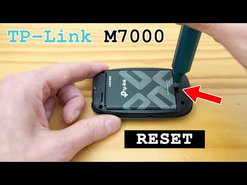 TP-Link M7000 portable 4G router Wi-Fi • Factory reset