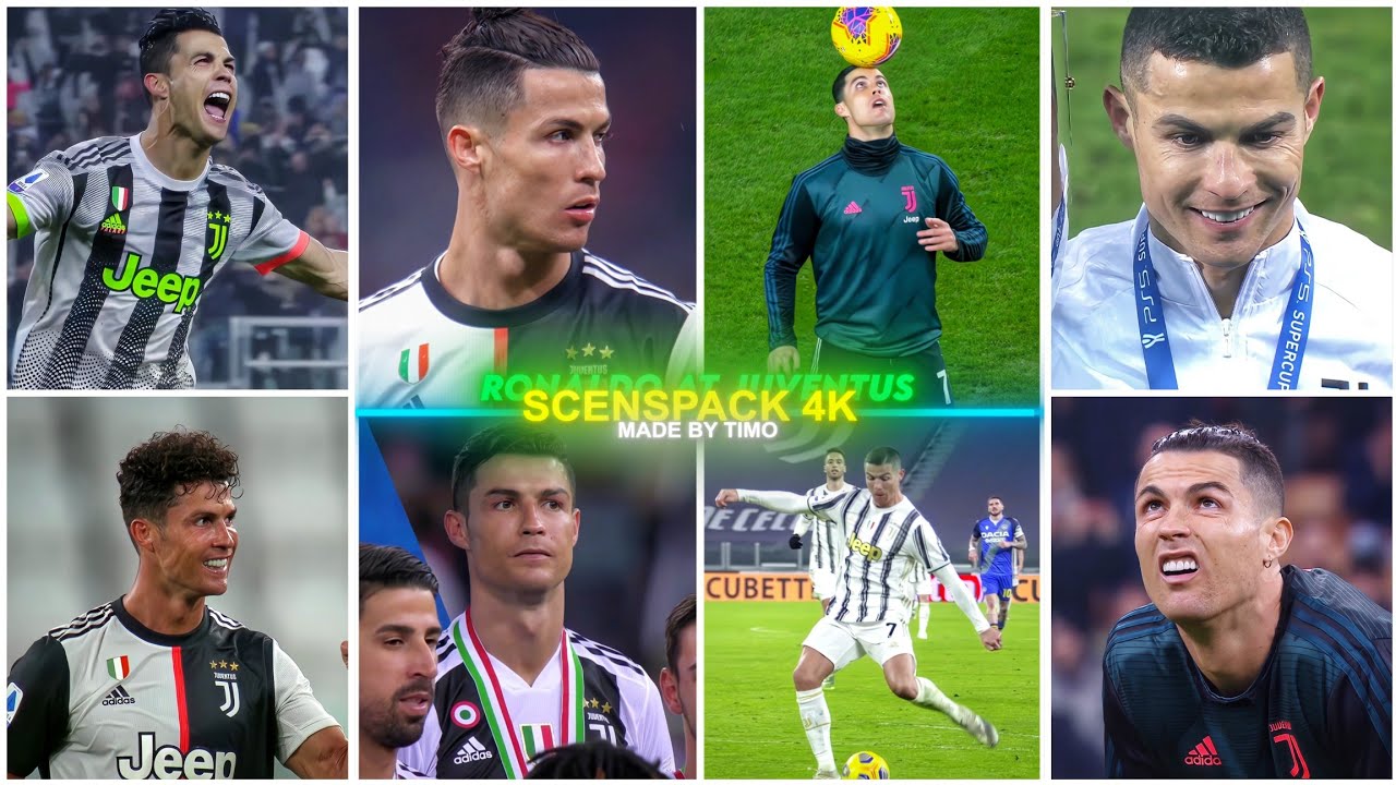 Cristiano Ronaldo At Juventus / RARE CLIPS ● SCENEPACK 4K ( Only TOPAZ No Ae CC )