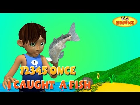 12345 Once Caught A Fish Alive! 3D Nursery Rhymes with Lyrics The ...