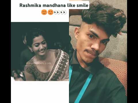 rashmika mandhana #like uff #smile#rashmika_mandanna #is looks#waw ...😊😮👀👀❤️❤️.....
