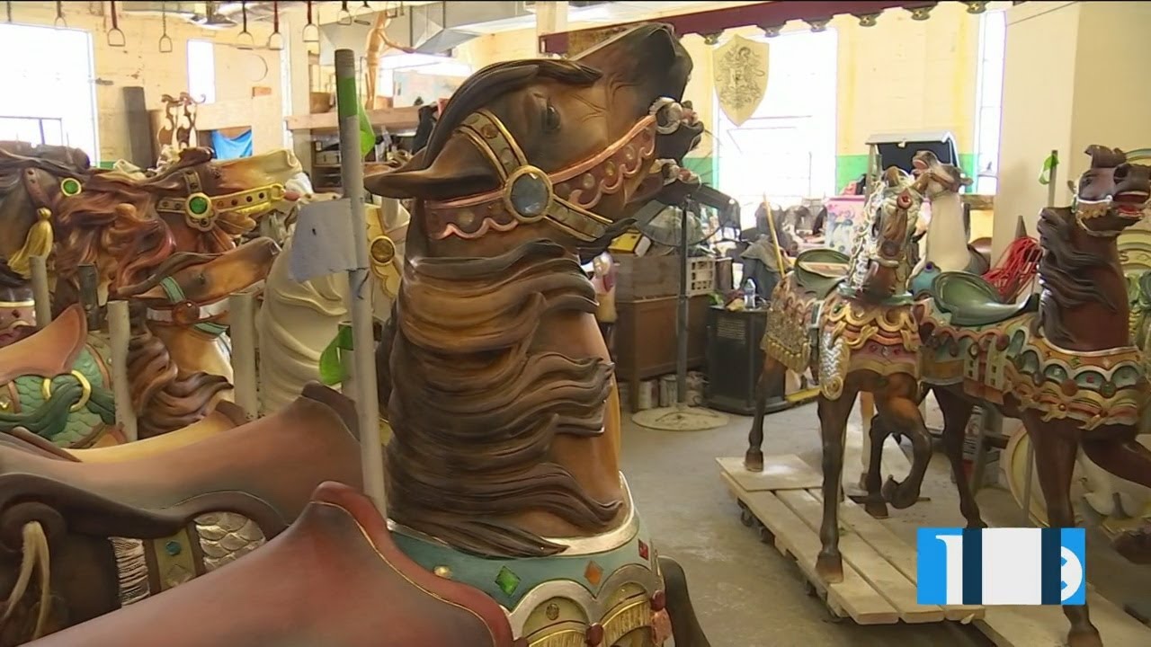 Refurbishing Beautiful Carousel Horses