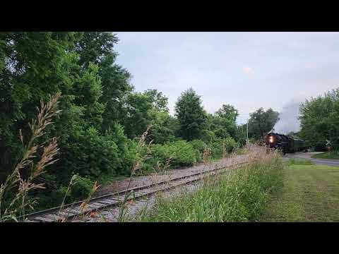 NKP 765 on the Indiana Northeastern near Pleasant Lake, IN | 7/8/2022