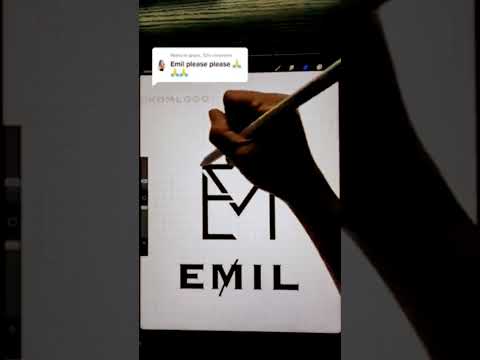 Email Name logo design #viralvideo #shortsvideo #trendingshorts