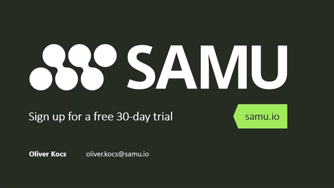 SAMU Quick Introduction