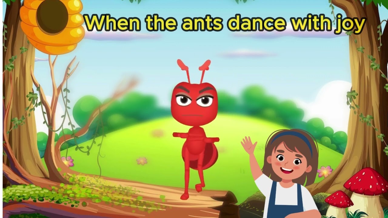 When the ants dance with joy-Anymiation Cartoon-Dance with Music