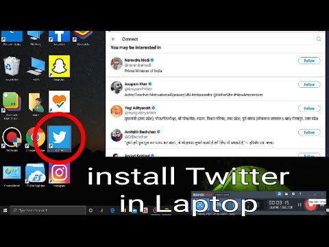 How to install twitter in Laptop || Download Twitter For PC