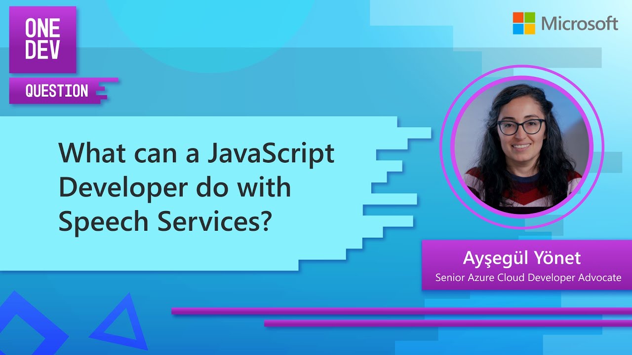 What can a JavaScript developer do with Speech Services?