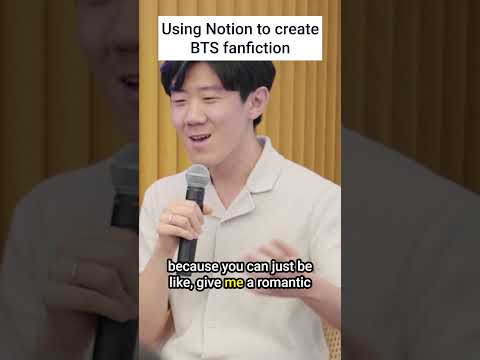 Linus on using Notion AI to write BTS fanfiction #shorts #fanfiction #ai