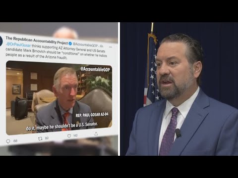 Rep. Gosar wants indictments from partisan election audit
