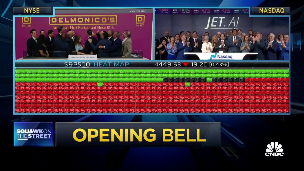 Opening Bell: August 11, 2023