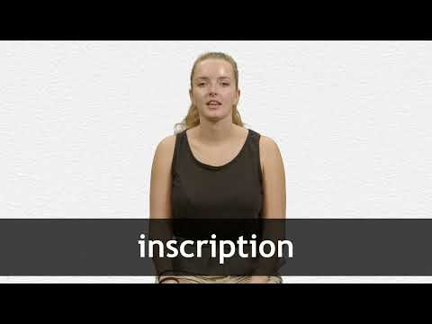 English Translation of “INSCRIPTION” | Collins French-English Dictionary