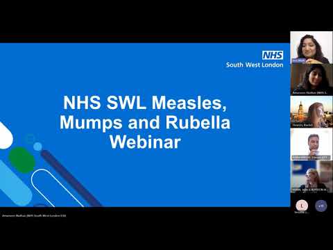 NHS SWL Measles, Mumps and Rubella webinar