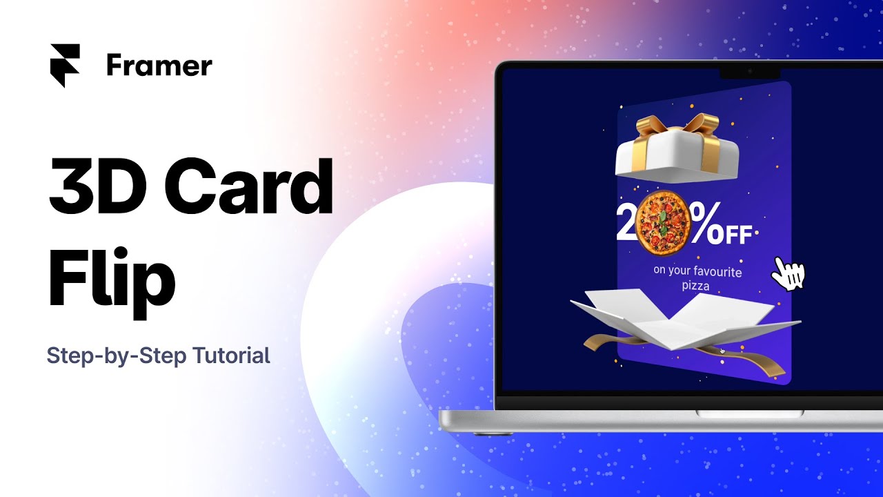 Create a 3D card flip interaction - Framer Tutorial