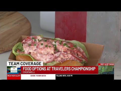 Food at the Travelers Championship!