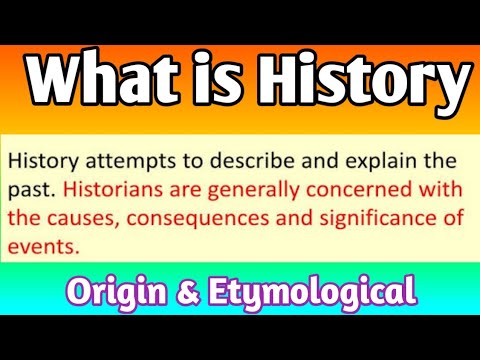 What is History and Origin of Word