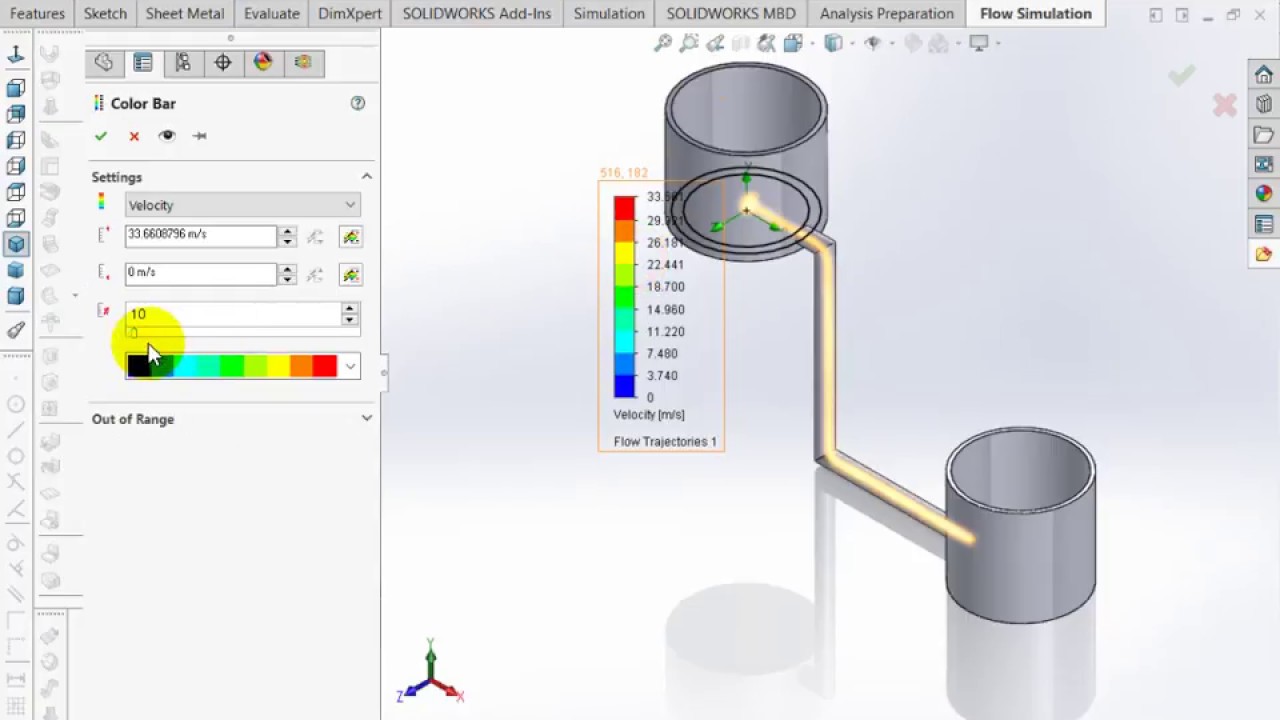 Case Study Internal Flow #SOLIDWORKS