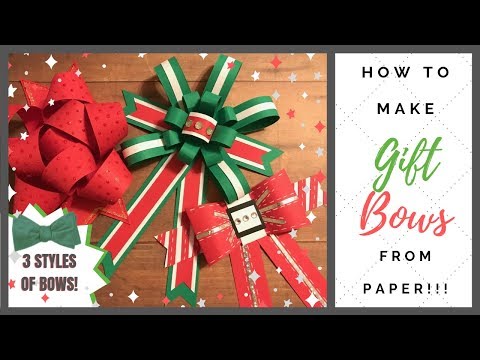 How To Make Gift Bows ~3 Styles~ | Multiplicity Crafts
