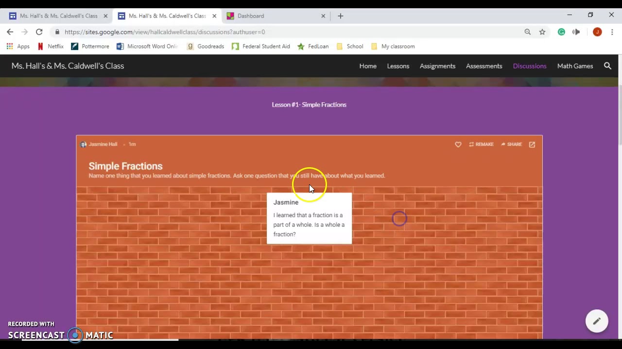 How to Use Padlet for our Math Discussions