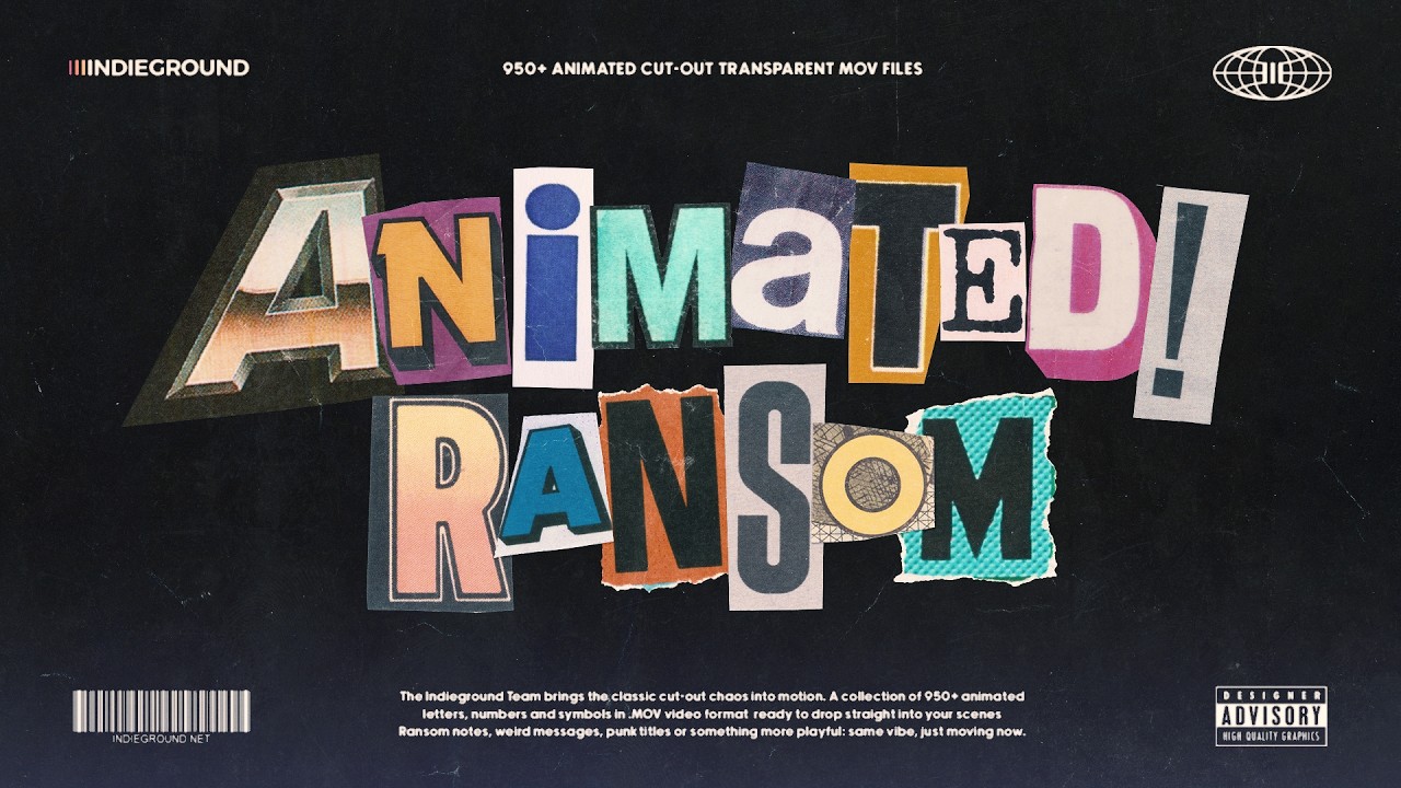 Animated Ransom Note Letters