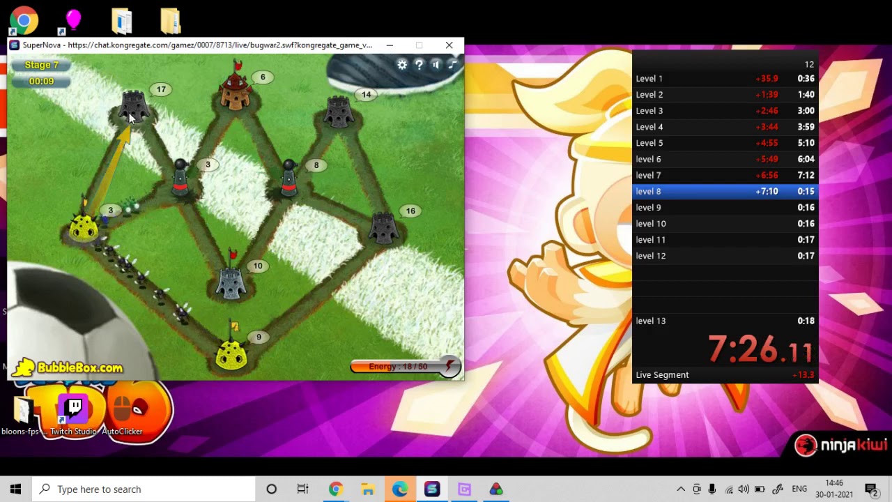 Bug wars 2 speedrun (with the bees)