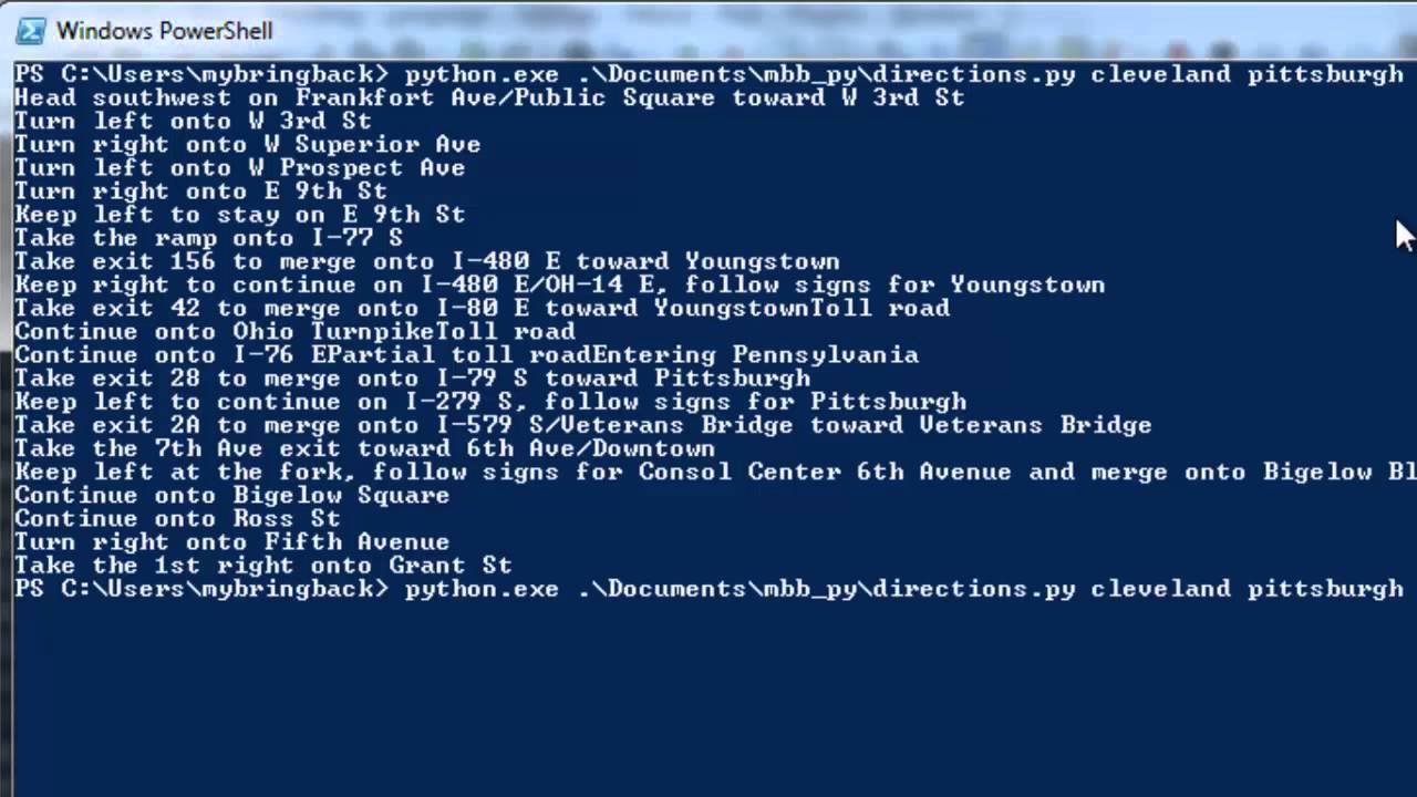 Learn Python Programming Tutorial 26 | Getting Directions Google Maps API pt3