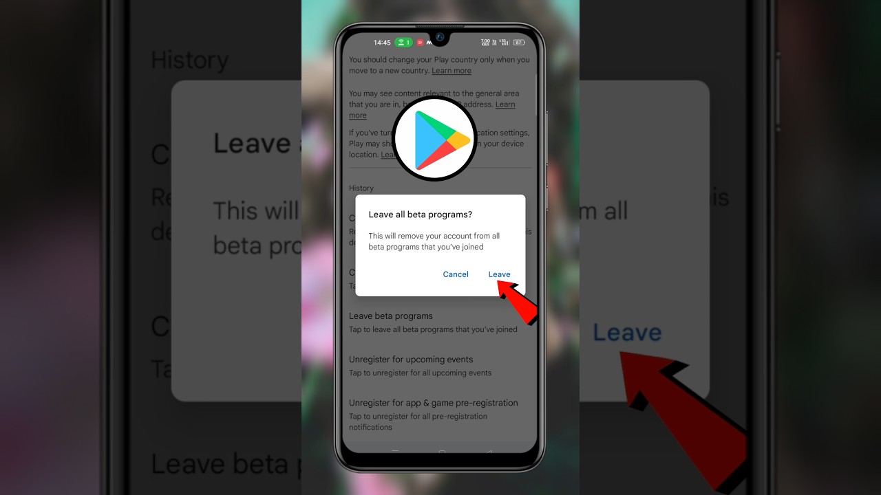 Leave All Beta Program On Playstore | Playstore Beta Program Setting #shorts #techfrack #playstore