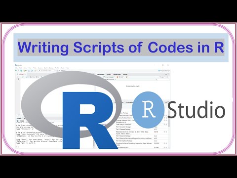 Writing Scripts of Codes in R | R for Beginners