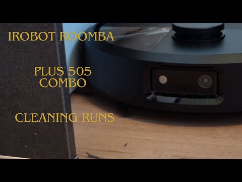 iRobot Roomba Plus 505 Combo cleaning runs - vacuuming only & mopping only
