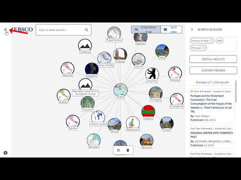 Using the Concept Map in EDS - Tutorial