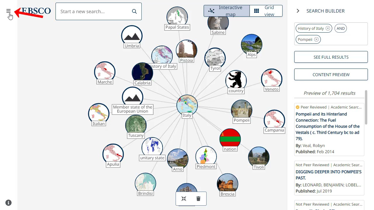 Using the Concept Map in EDS - Tutorial