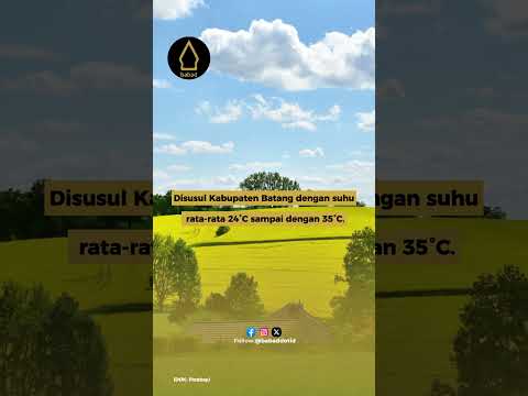 4 KABUPATEN DI JAWA TENGAH YANG HARI INI MENGALAMI KENAIKAN SUHU EKSTREM. #cuacaekstrem #jateng