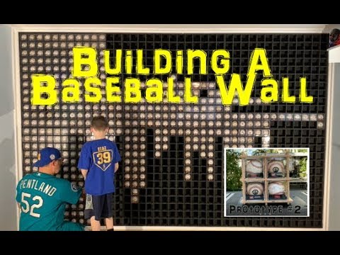 D.I.Y. Baseball Wall Build With 975 Baseballs