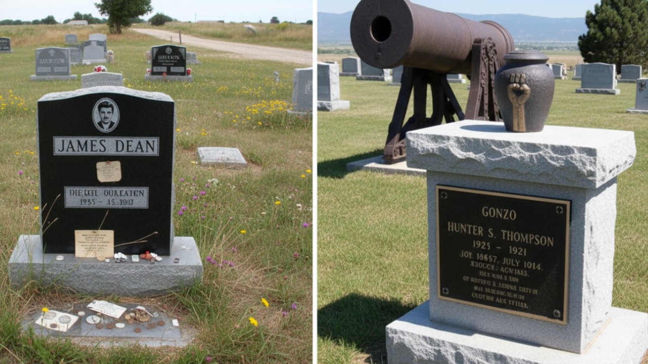 Graves of Celebrities Buried in Unusual Places