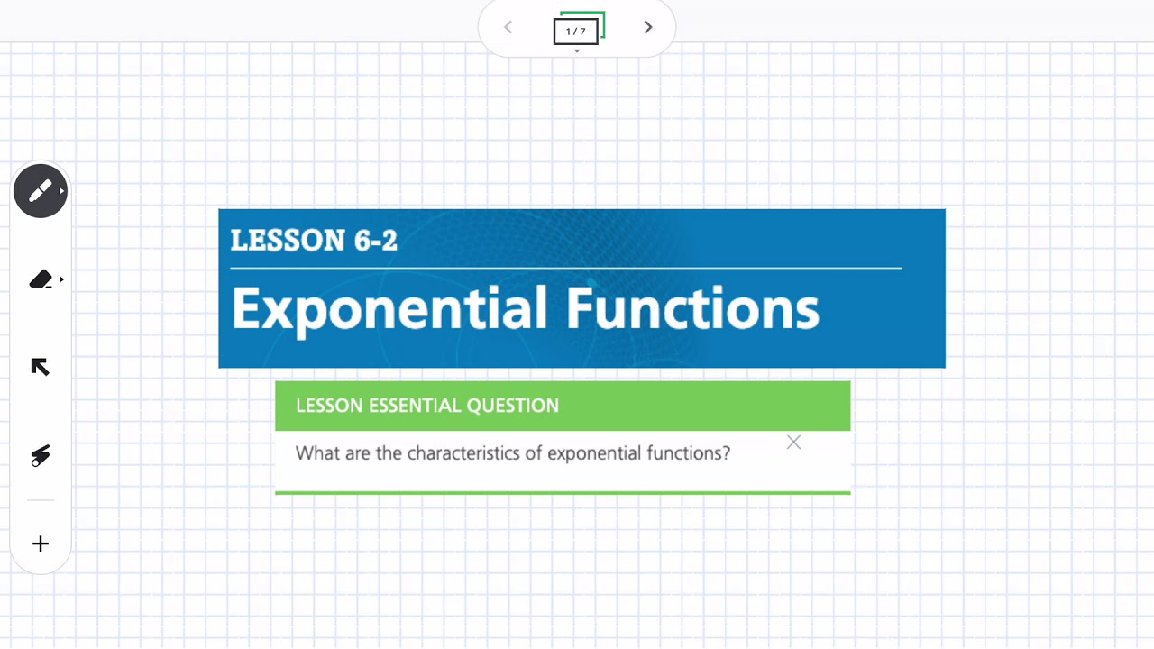 Exponential Functions (Lesson 6-2)