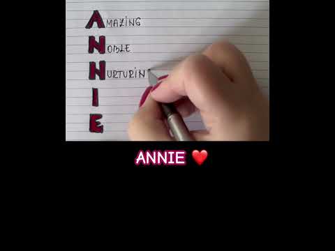 Meaning of the name ANNIE #meaning #name #annie