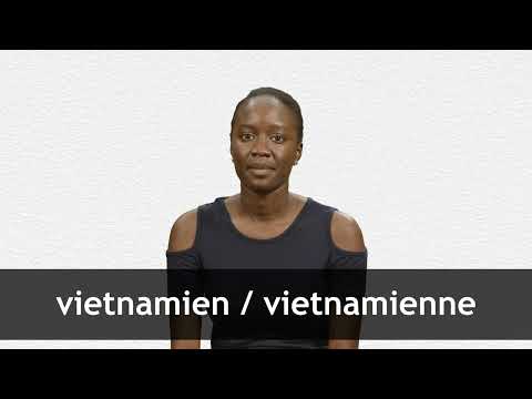How to pronounce VIETNAMIEN / VIETNAMIENNE in French