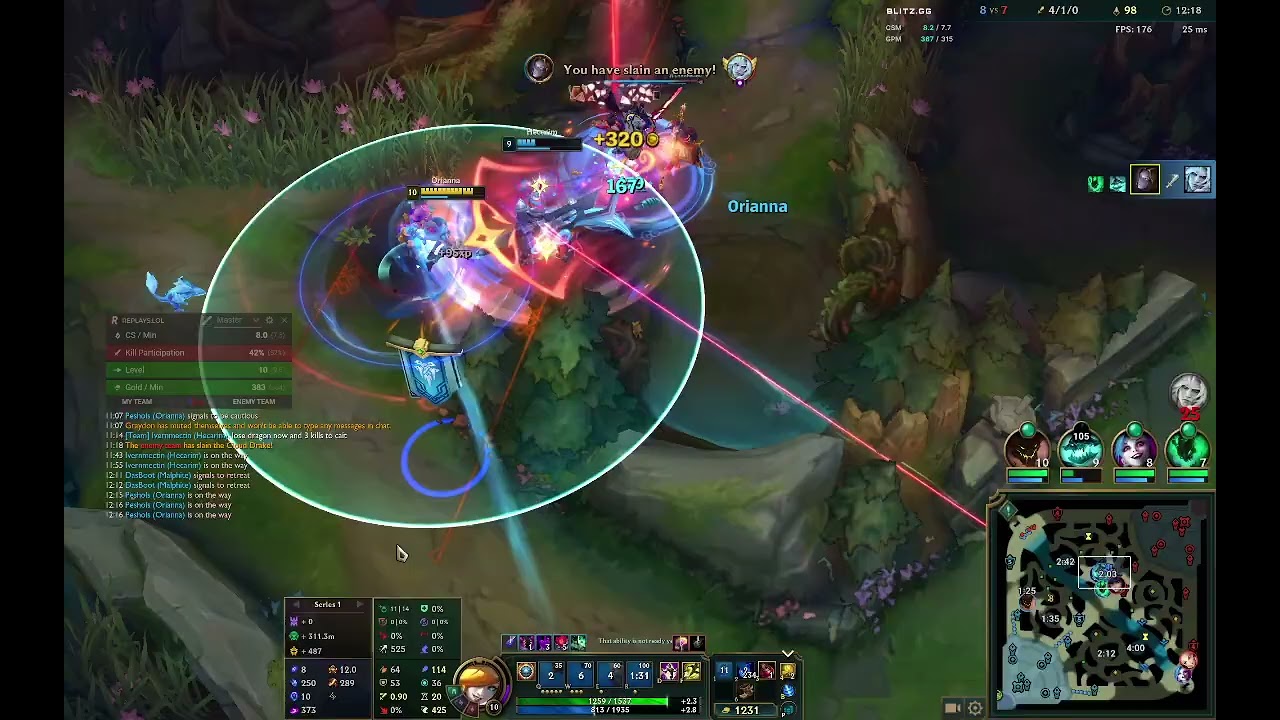 Perfect Orianna Teamfight