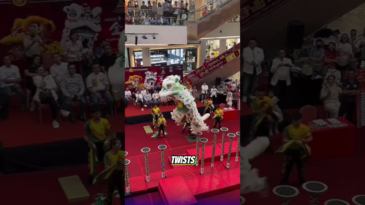 Watch These Dancers Beat Gravity With a Dragon!