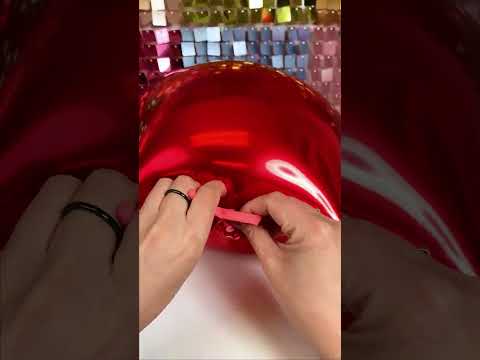 One of the ways to attach a foil balloon | Balloon Hacks, tip